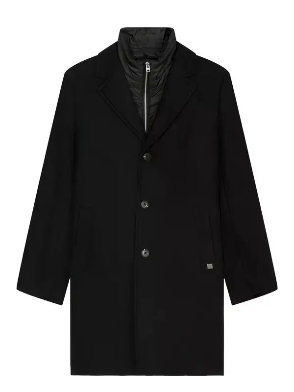 Marc O'polo Single-breasted Wool Coat - Black