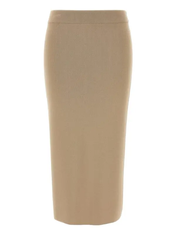 Max Mara Losanna Midi Skirt - Beige
