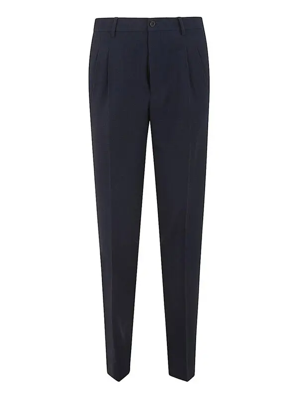 Giorgio Armani Trousers With Two Pences - Blue