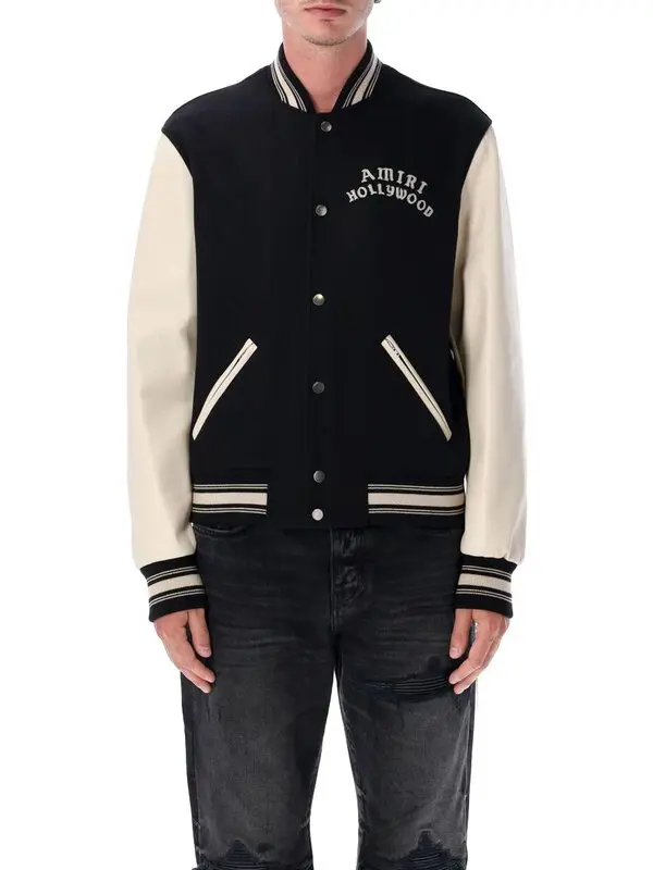 Amiri Hollywood Bomber Jacket - Black