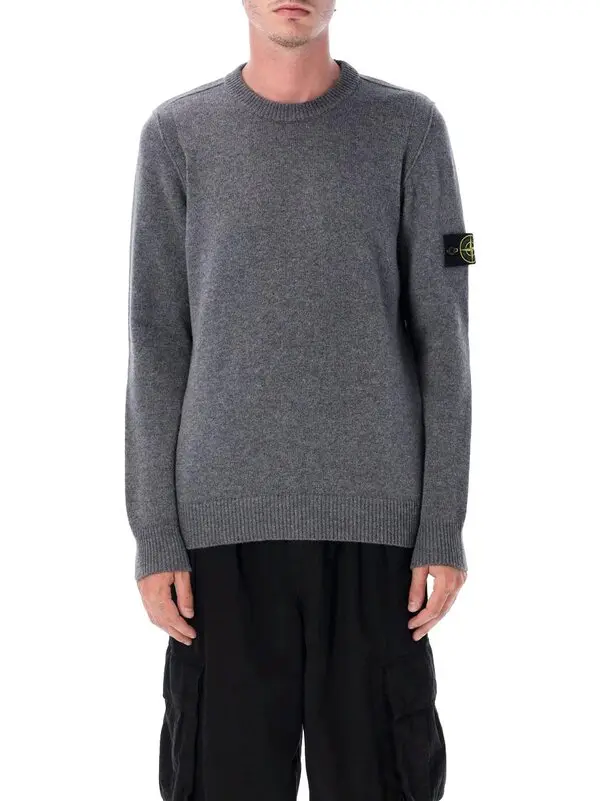 Stone Island Crewneck Jumper - Grey