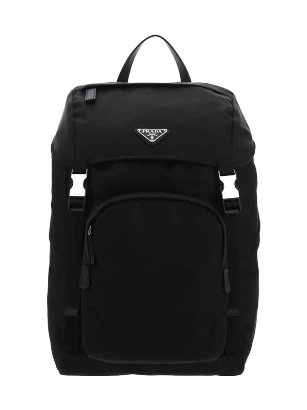 Prada Re-nylon Backpack - Black