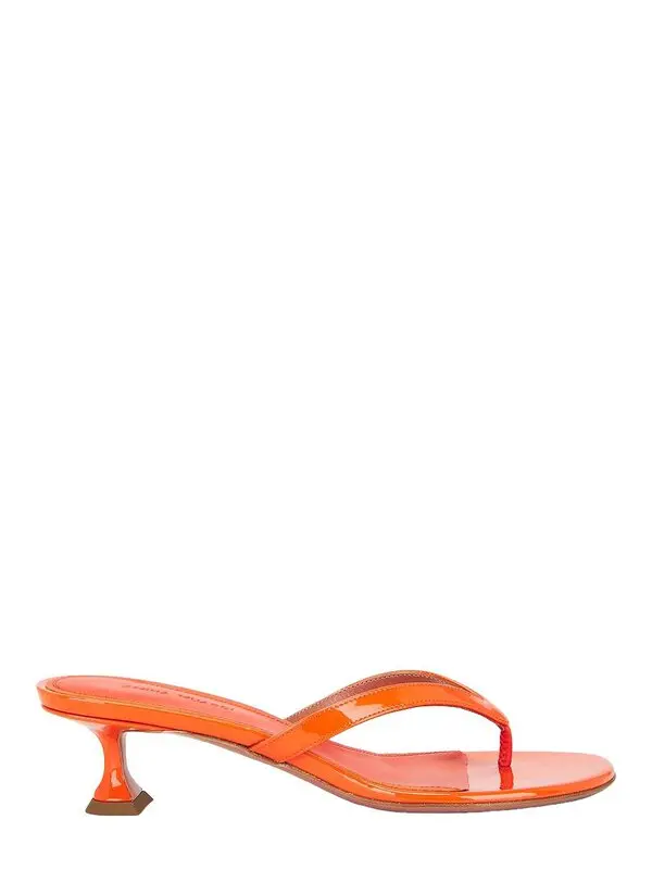 Amina Muaddi Juliette 45 Thong Sandal - Orange