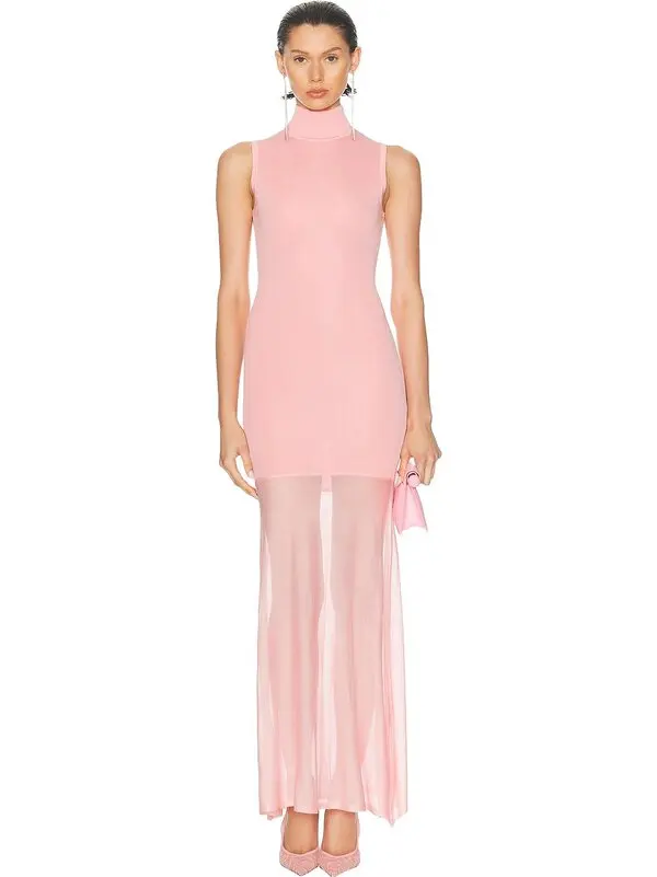 SEROYA Amine Maxi Dress - Coral Blush