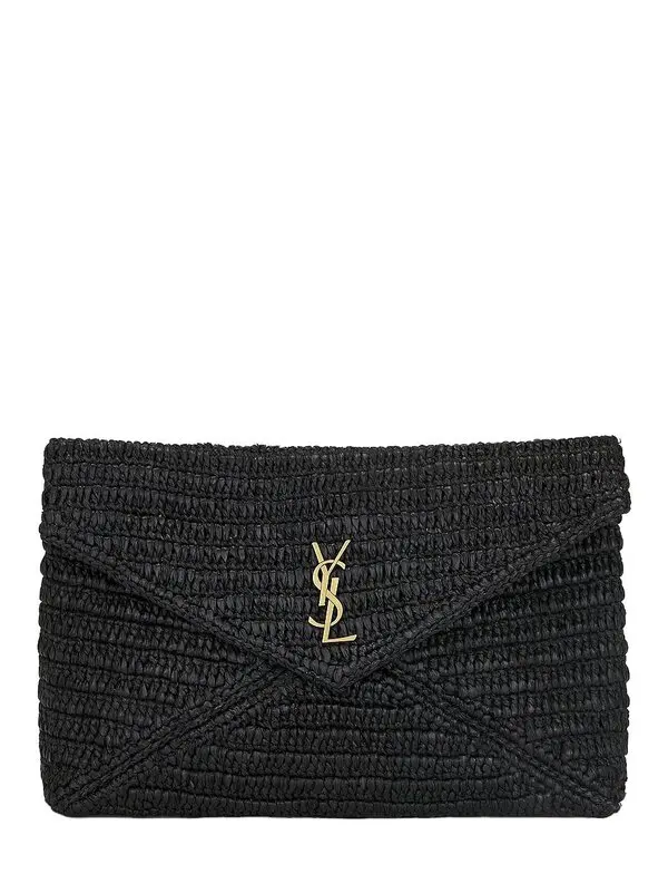 Saint Laurent Large Envelope Pouch - Nero