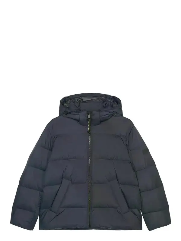 Marc O'polo Hooded Quilted Puffer Jacket - Blue