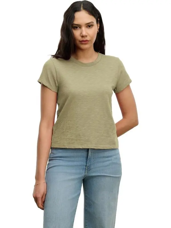 Velvet By Graham & Spencer Marie Tee - Natural