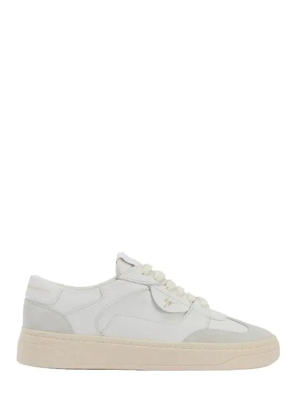 GIUSEPPE ZANOTTI Low-top Lace-up Sneakers - White
