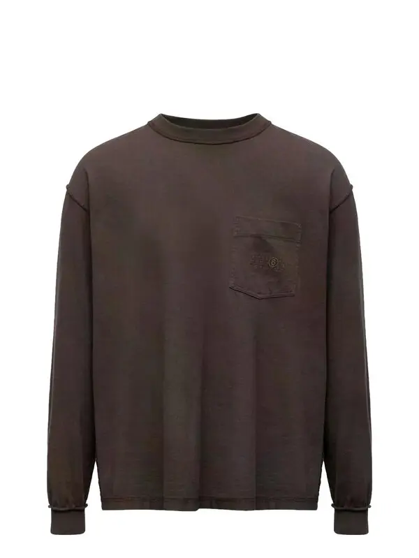 MAISON MARGIELA Cotton Sweatshirt - Brown