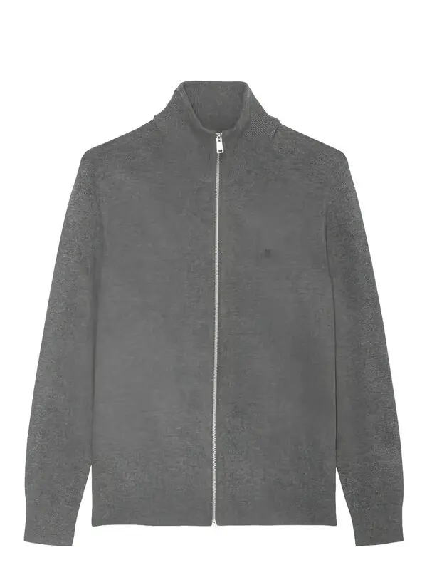 Marc O'polo Zip-up Cardigan - Grey