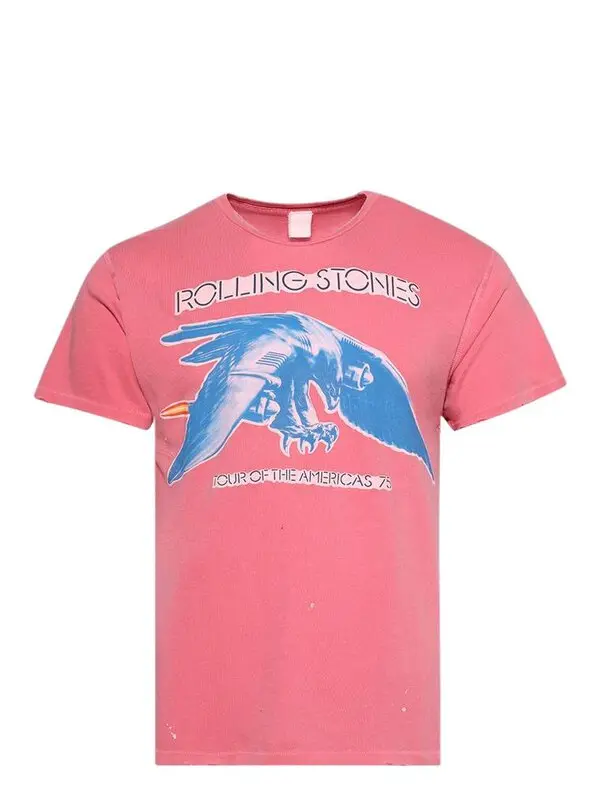 MadeWorn Rolling Stones Tee Rose - Pink