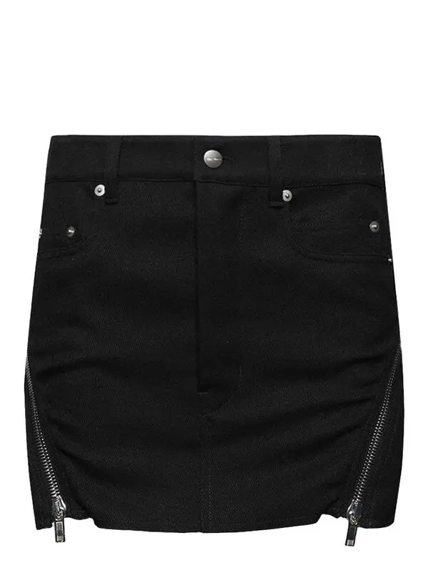 Rick Owens Bolan Banana Mini Skirt - Black