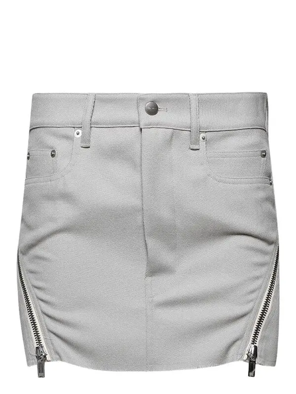 Rick Owens Bolan Banana Mini Skirt - White
