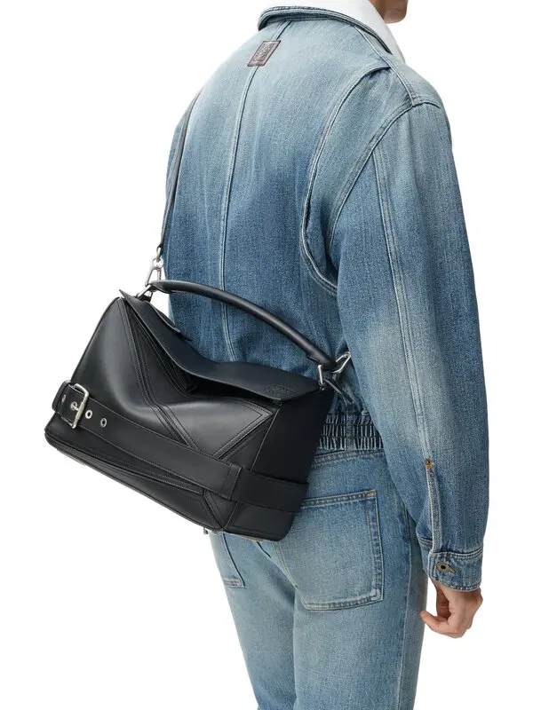 Loewe Puzzle Biker Bag - Black