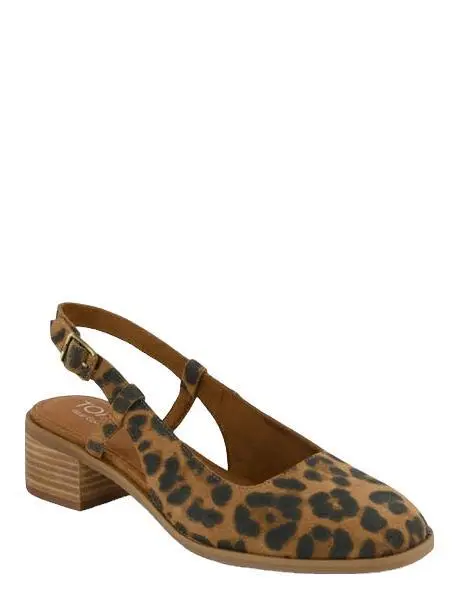 Toms Jaclyn Slingback Pump - Brown
