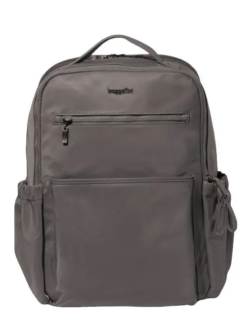 BAGGALLINI Tribeca Expandable Laptop Backpack - Smoke Twill