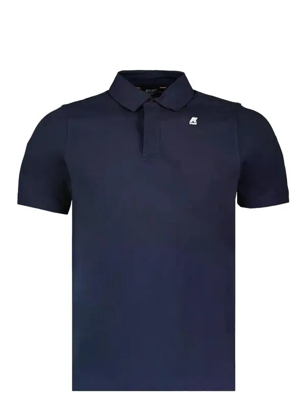 K-WAY Vincelle Logo-appliqué Polo Shirt - Blue