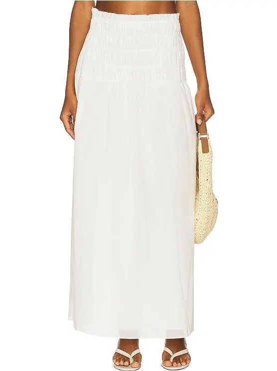 LOVERS AND FRIENDS Alessia Maxi Skirt - White
