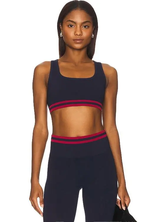The Upside Jade Seamless Sports Bra - Navy
