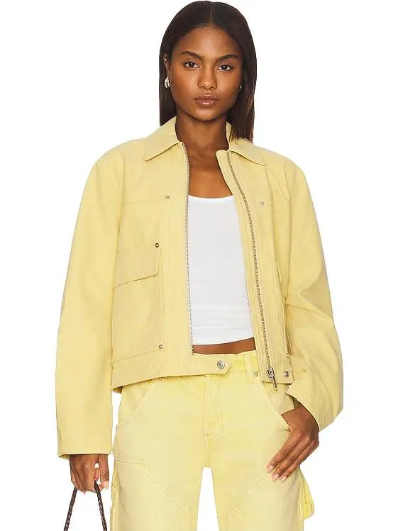 Free People Blair Jacket - Straw