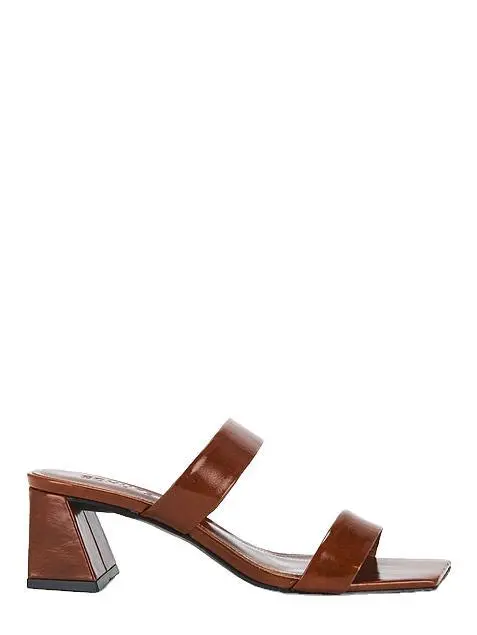 Schutz Chantal Mid Sandal - Caramel Top
