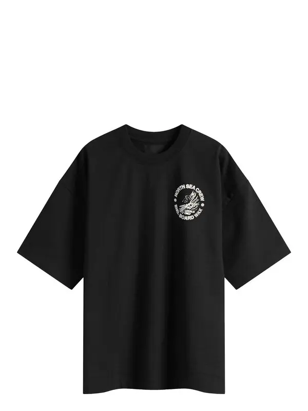 END. Coastal Board Wax Relaxed T-shirt - Black