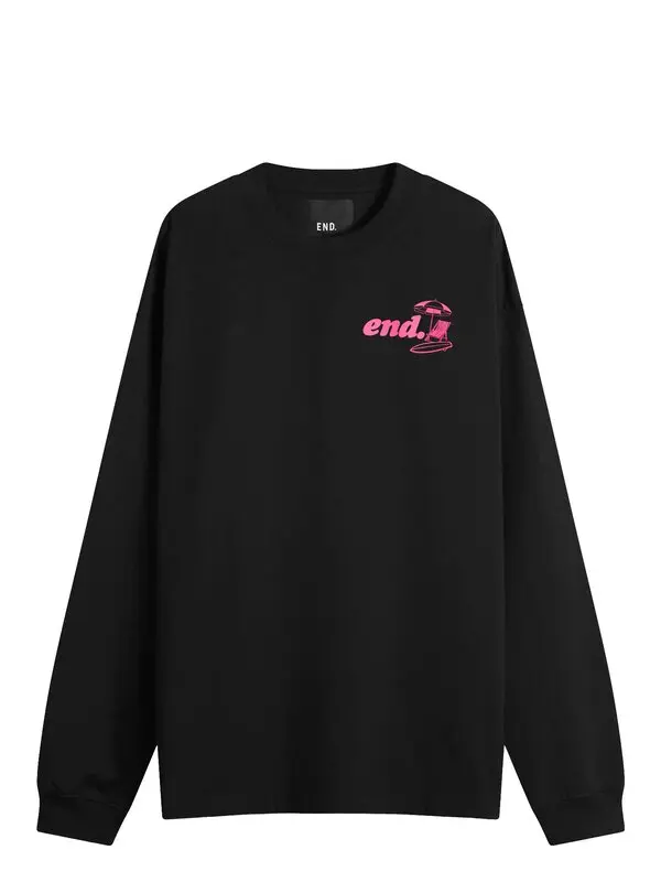 END. Coastal Board Repairs Long Sleeve T-shirt - Black