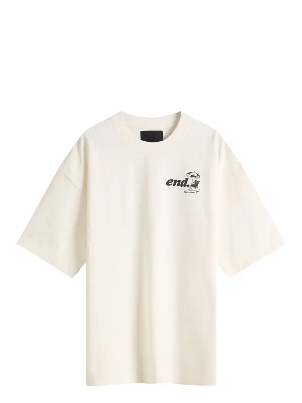 END. Coastal Board Repairs T-shirt - Ecru