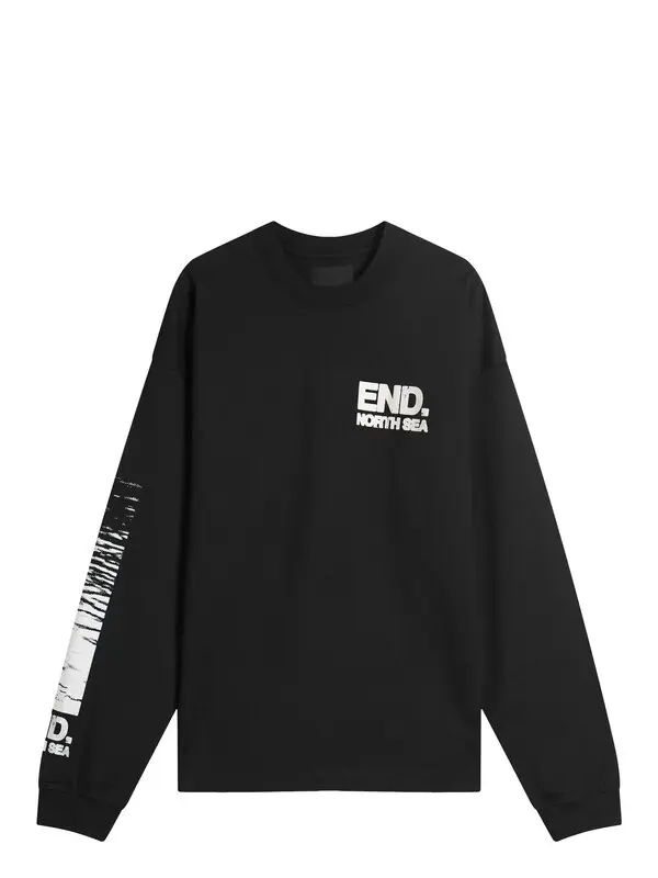 END. Coastal Locals Only Long Sleeve T-shirt - Black