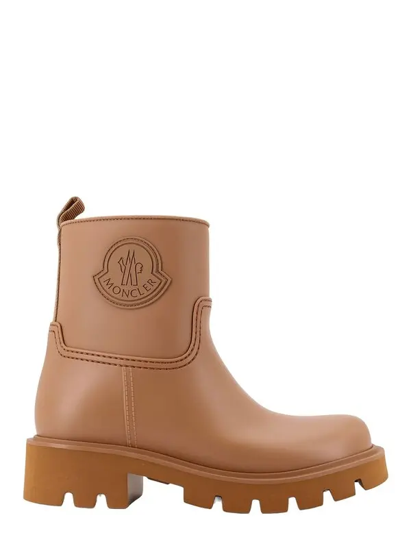 Moncler Kickstream Rubber Rain Boots - Brown