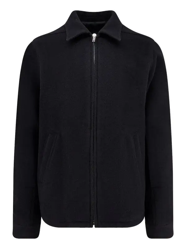 Rick Owens Brad Virgin Wool Jacket - Black