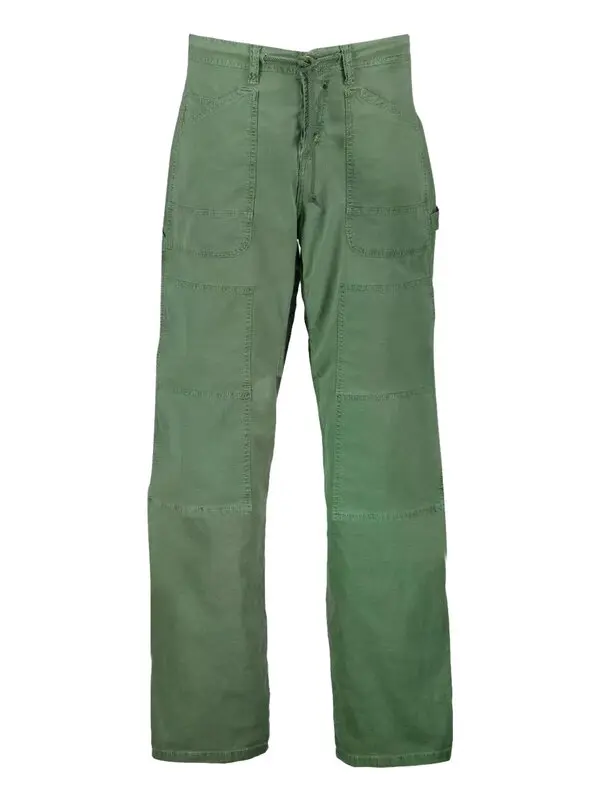 JAPAN RAGS Kobe Cargo Pocket Trousers - Green