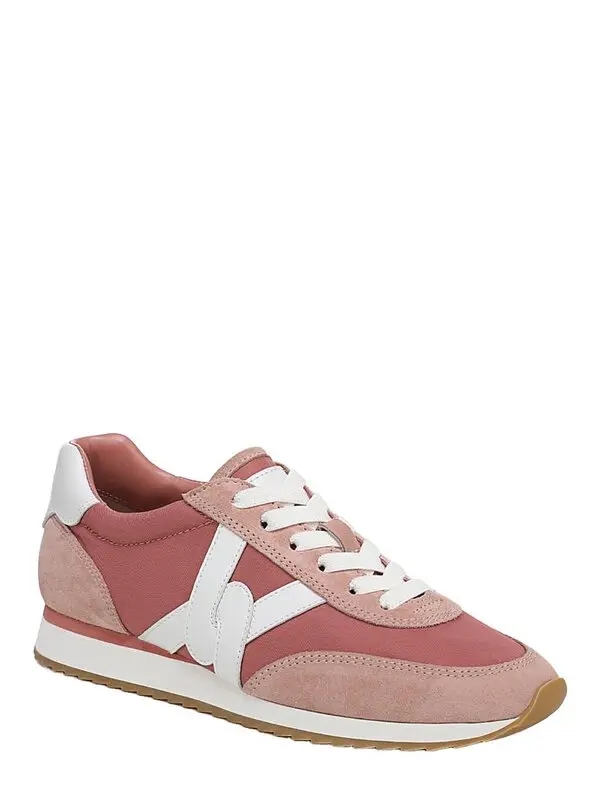 Veronica Beard Penrose Running Sneakers - Rose Mauve/chai/lily