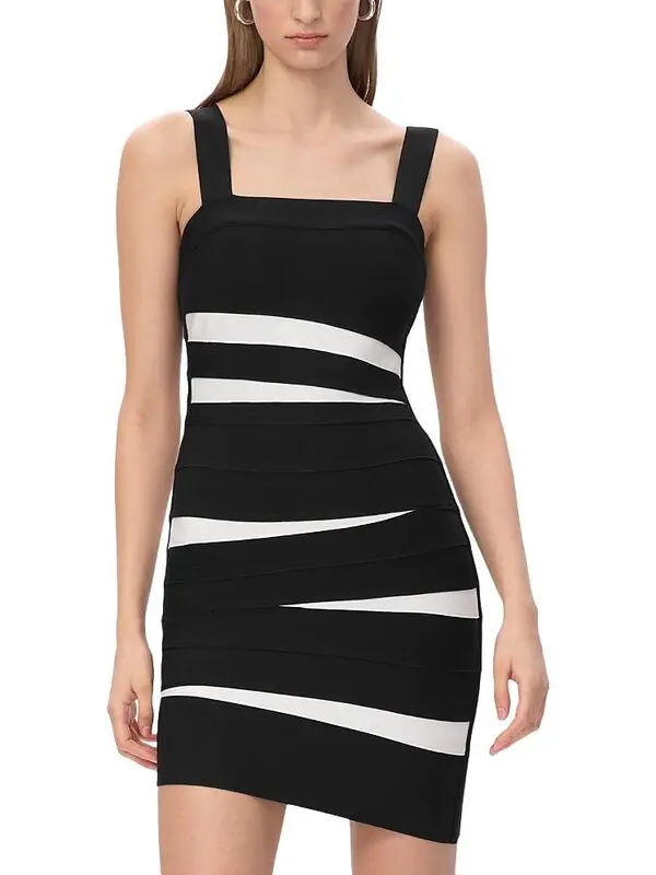 Herve Leger Eve Bandage Dress - Black Alabaster