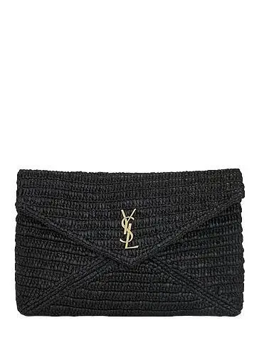 Saint Laurent Large Envelope Pouch - Nero