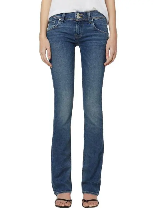Hudson Jeans Beth Mid-rise Baby Bootcut Jeans - Rhythm Rain