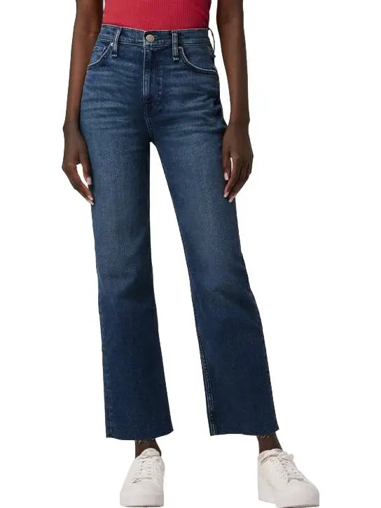Hudson Jeans Remi High-rise Straight Ankle Jean - Deep Dive