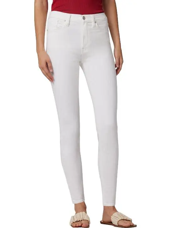 Hudson Jeans Barbara High-waist Super Skinny Ankle - White