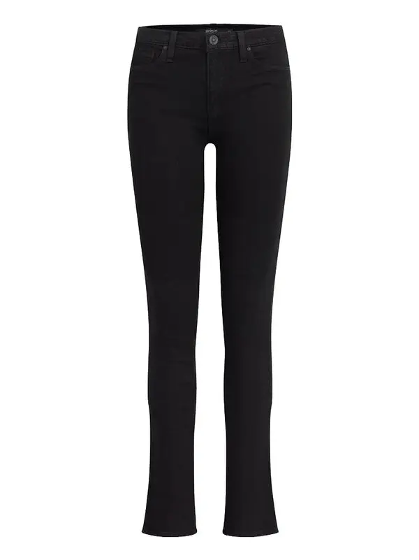 Hudson Jeans Nico Mid-rise Straight Leg Jean - Black