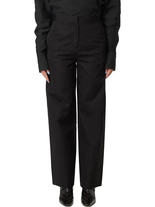 TOTEME Wide Leg Trousers - Black