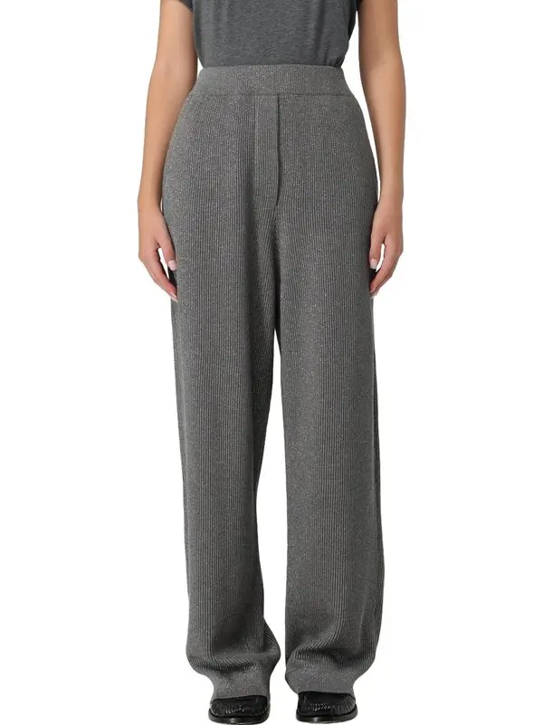 Brunello Cucinelli Wide Leg Pants - Grey