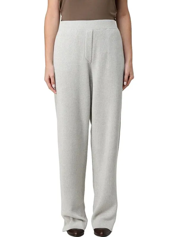 Brunello Cucinelli Wide Leg Pants - Mouse Grey
