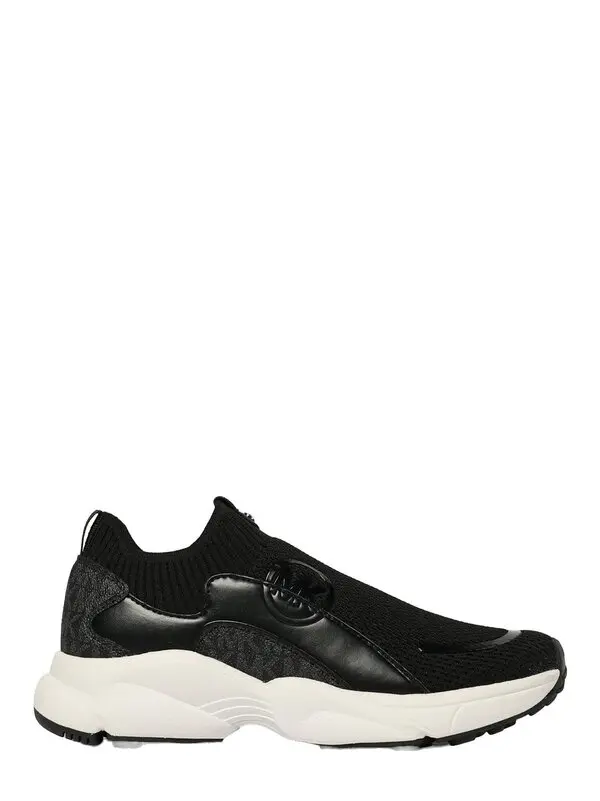 Michael Kors Logo Detail Sock Sneakers - Black
