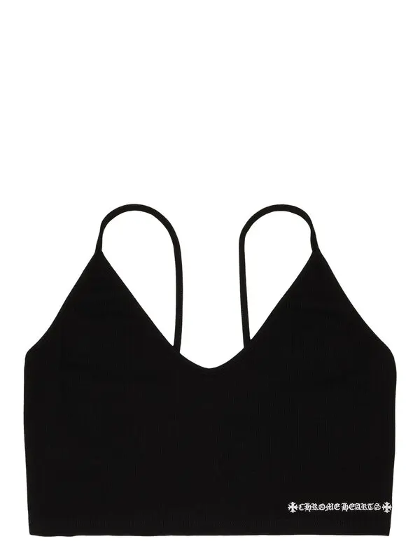 Chrome Hearts Cut Off Tank Top - Black