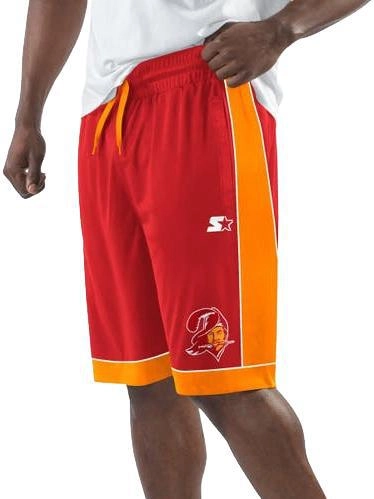 STARTER Tampa Bay Buccaneers Vintage Logo Shorts - Red