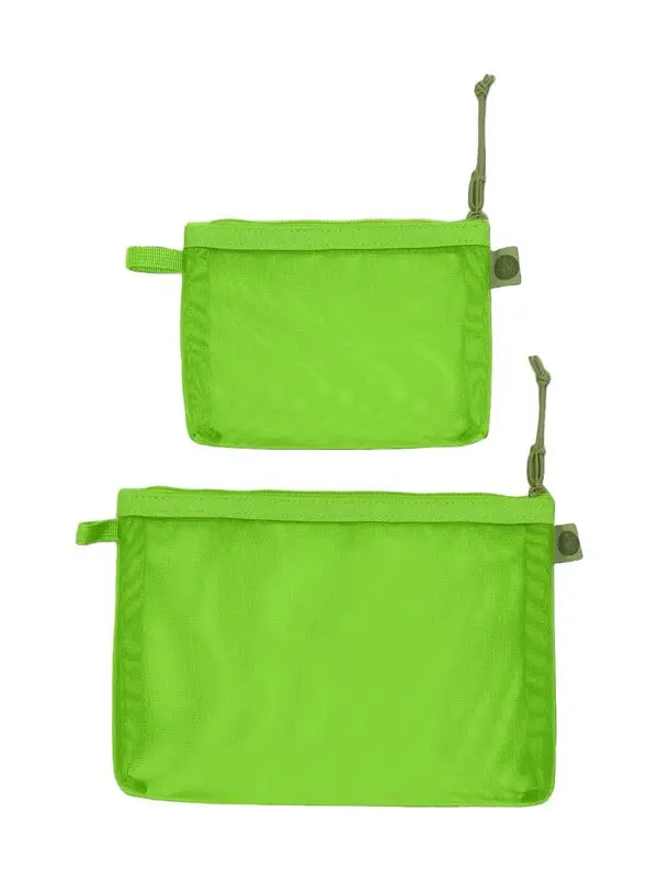 BABOON TO THE MOON Monomesh Pouch Set - Lime Breeze