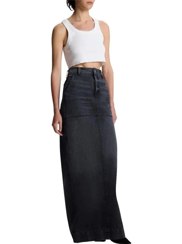 A.L.C. Halsey Cropped Tank Top - White