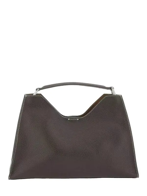 GIANNI CHIARINI Aurora Leather Shoulder Bag - Brown
