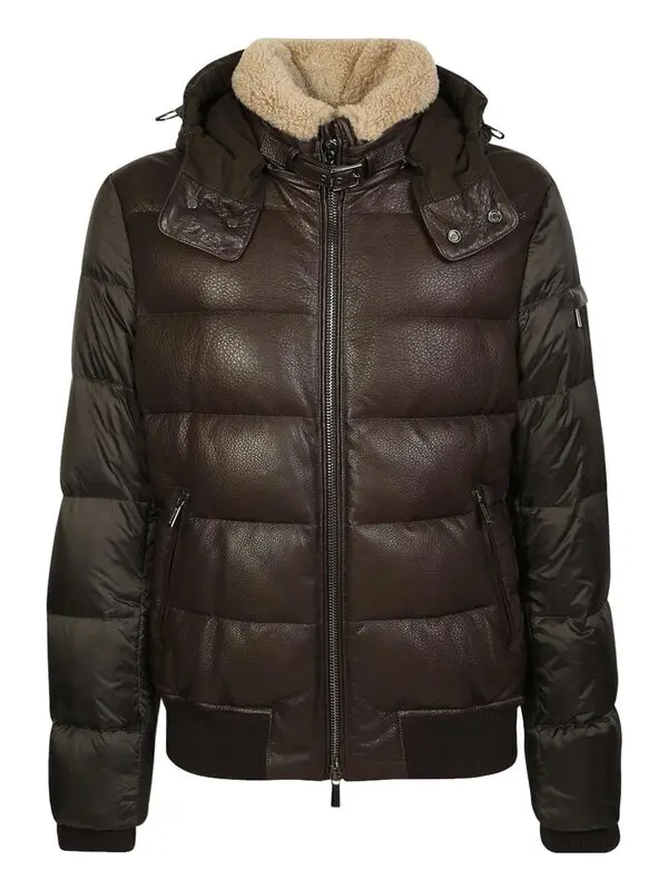 MOORER Down Jacket - Brown