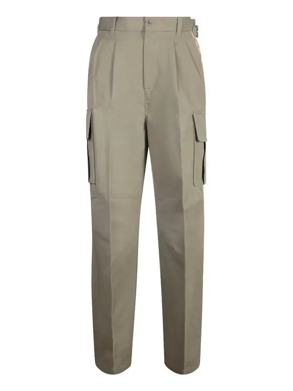 Gucci Gg Supreme Cotton Trousers - Green